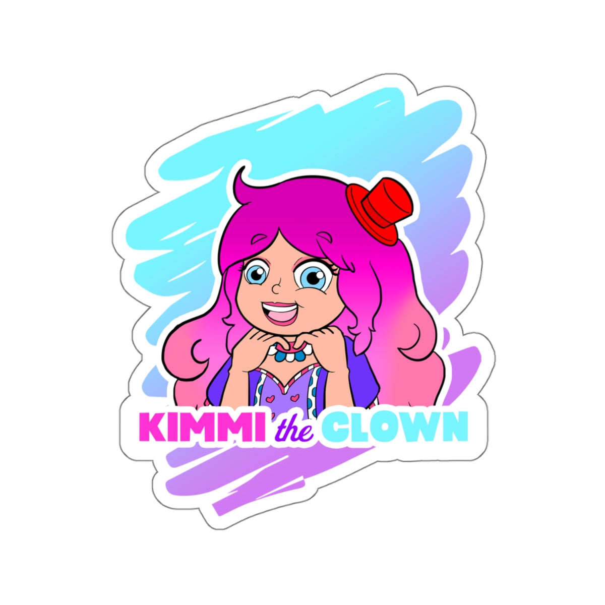 KIMMI THE CLOWN STICKER – Kimmi The Clown