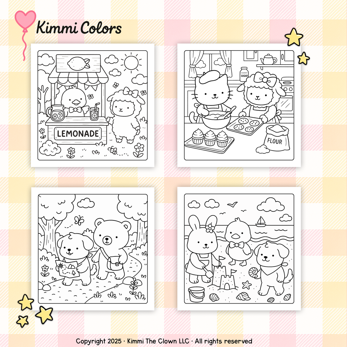 Cozy Critters Coloring Book – Kimmi The Clown