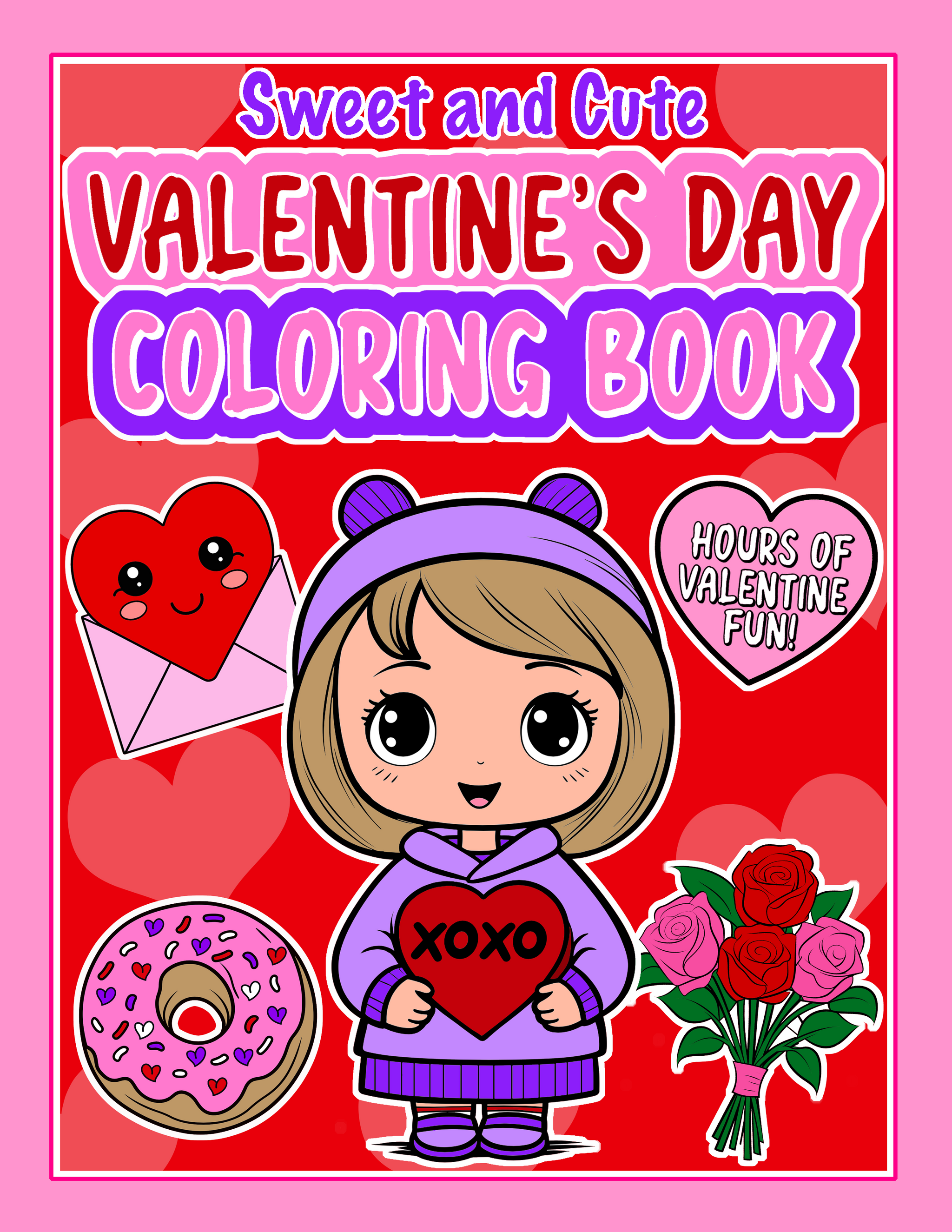 SWEET & CUTE VALENTINE'S DAY COLORING BOOK – Kimmi The Clown