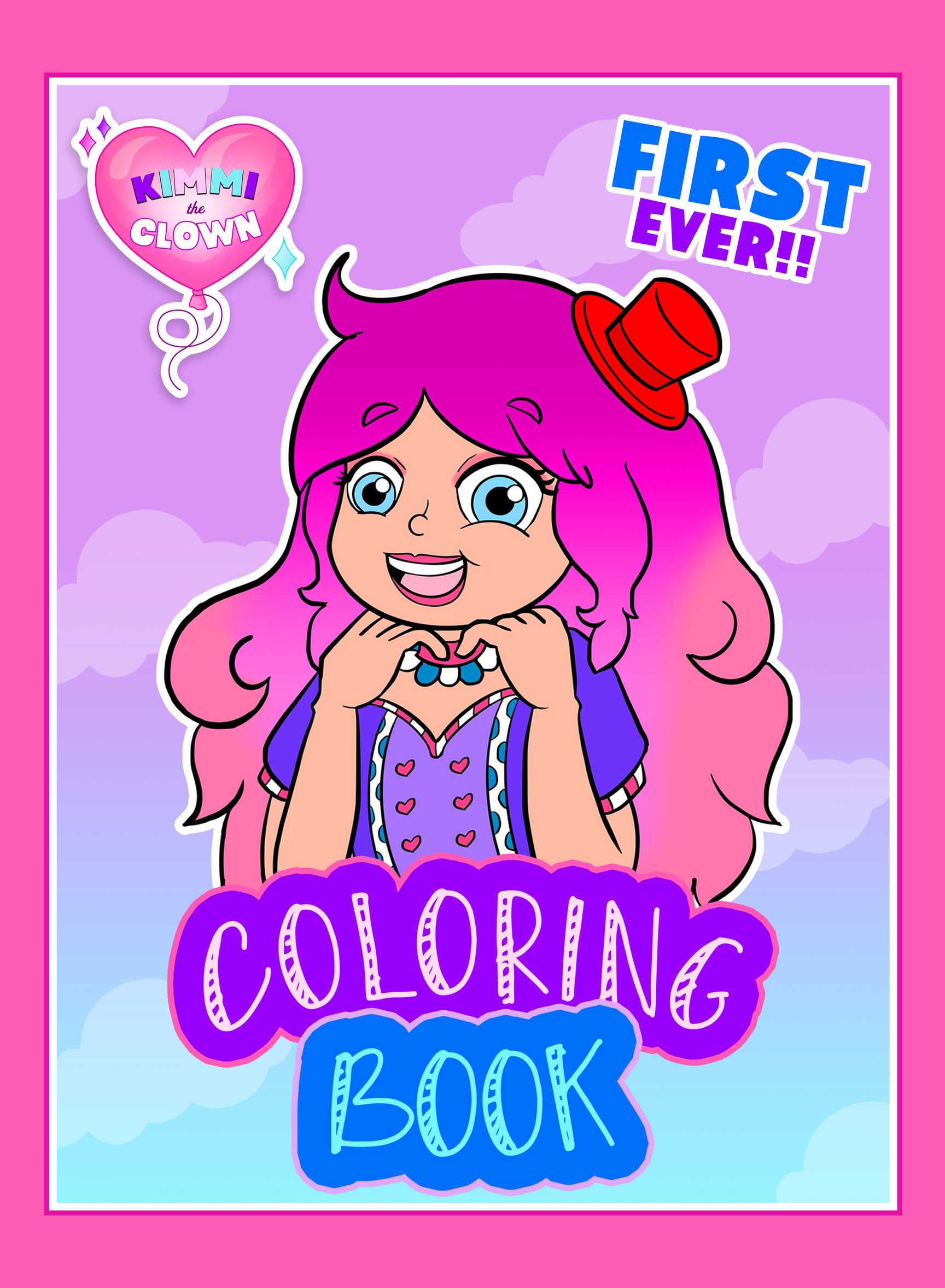 KIMMI THE CLOWN™ FIRST EVER COLORING BOOK – Kimmi The Clown